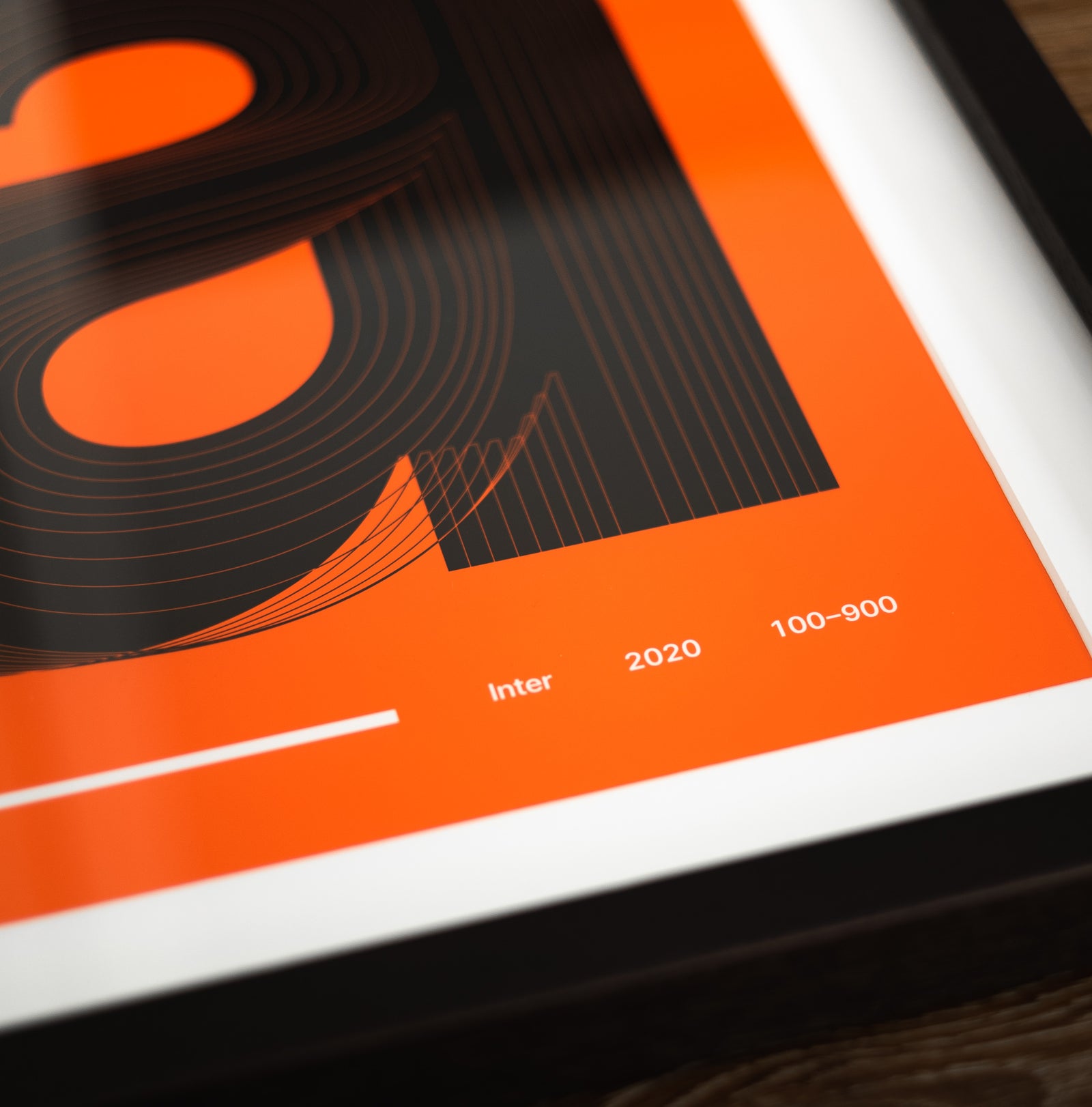 Inter a framed print